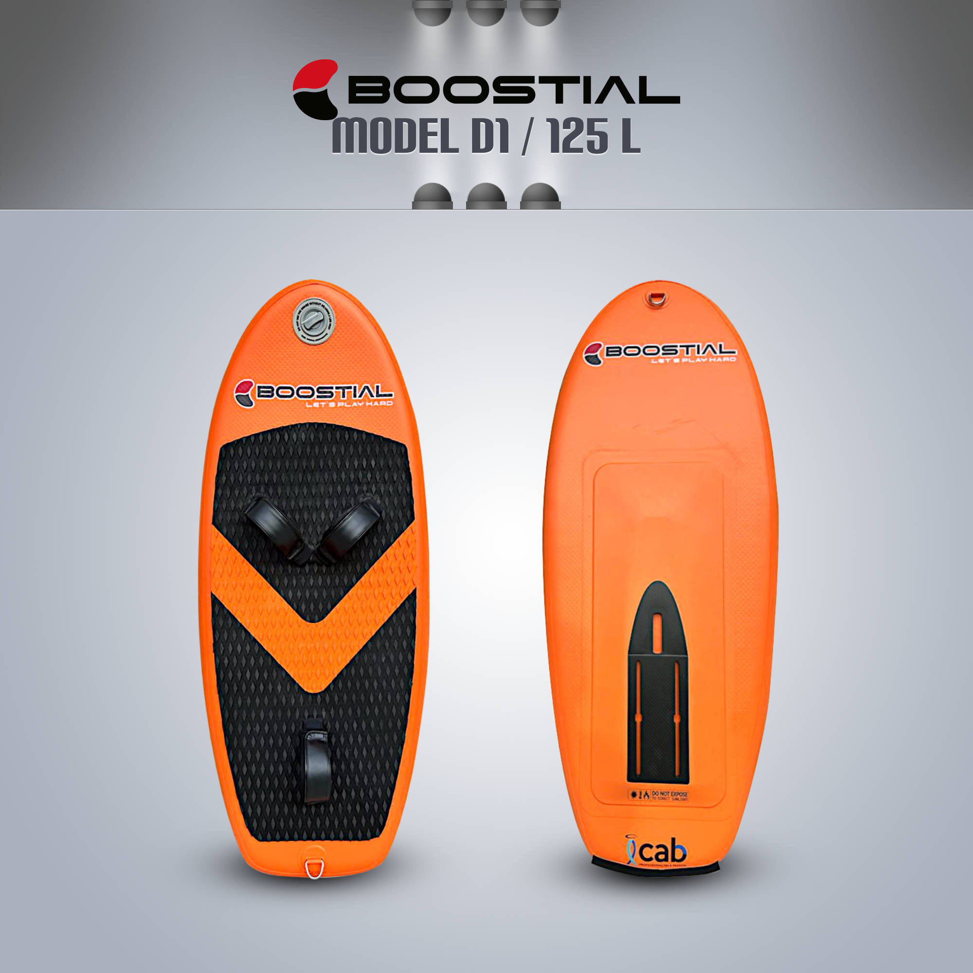 Aufblasbares Wing-Foil-Surfboard, model D1 – 125 L - BOOSTIAL SURF ...